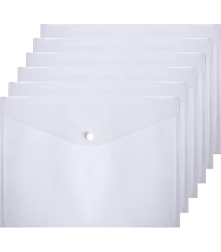 Clear Plastic Wallets Clear Envelopes Plastic Wallets A4 - Plastic ...