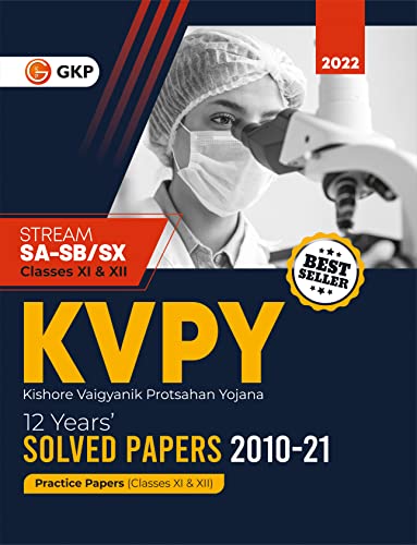 Buy KVPY : Stream SA & SB / SX (Class XI & XII) - 12 Years' Solved ...