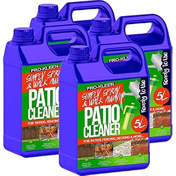 Jarder Spray & Leave 4 x 5 Litre Concentrate Cleaner - Patio Fencing ...