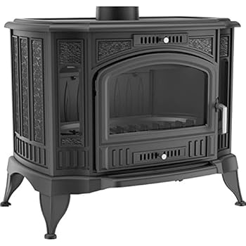 STUFA IN GHISA FRANKLIN 130 MQ - 13 kW CAMINO A LEGNA CAMINETTO: Amazon ...