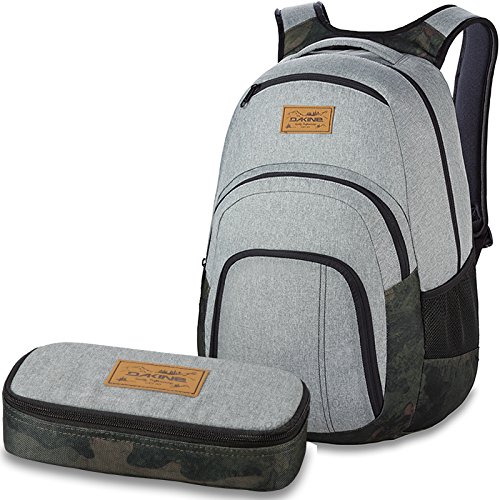 DAKINE 2er Set Laptop Rucksack Campus LG + School CASE Mäppchen Glisan ...