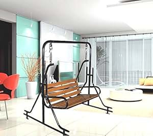 Kaushalendra Garden Zula Indoor Swing Teak Wood: Amazon.in: Electronics