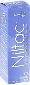 Niltac Adhésive Remover Spray 50 ml: Amazon.fr: HygiÃšne et Soins du corps