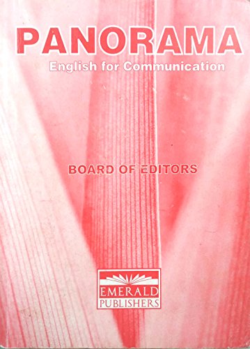 Amazon.in: Buy Panorama English for communication by emerald publishers ...