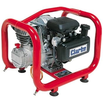 CLARKE AIR COMPRESSOR FRAME TANK 8CFM HONDA PETROL: Amazon.co.uk: DIY ...