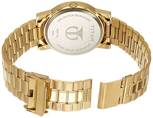 Titan 1644YM03 Gold for Men watch.