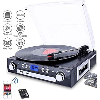 ION Audio LP2CD Digital Conversion Turntable with Built-in CD Recorder ...