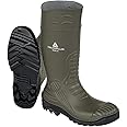 MENS DELTA PLUS IRON SAFETY WELLIES WELLINGTONS WATERPROOF BOOTS STEEL ...