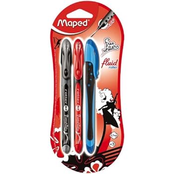 MAPED Stylo roller Freewriter Encre effaçable Bleu: Amazon.fr ...