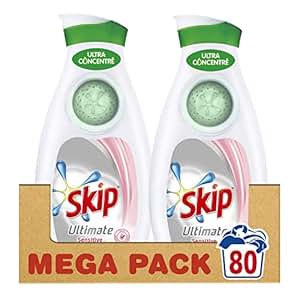 Skip Concentrated Laundry Liquid Detergent Ultimate Sensitive Skin 40 ...