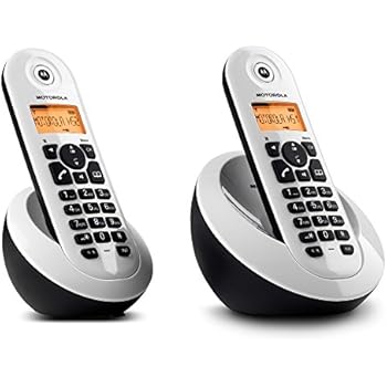 Motorola C602 Telefoni domestici Cordless duo con doppia cornetta ...