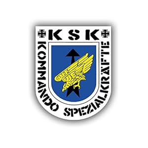 Aufkleber/Sticker KSK Kommando Spezialkräfte Emblem Logo Sek 7x6cm A682 ...