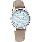 Titan Women's Lagan Chic: Studded Brown Dial Leather Analog Watch with ...