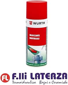 WURTH Spray Lubricant Multi-Purpose Degreaser 400 ml Unlock Screws ...