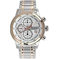 Titan Octane Quartz Chronograph White Dial Stainless Steel Strap Watch ...