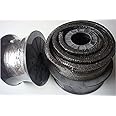 25mm Graphite Gland Packing Rope 25 MM Color Black, Graphite Braided ...
