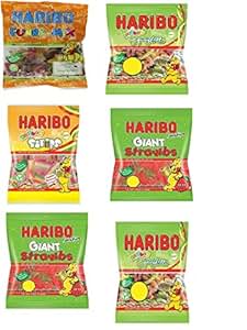 Haribo Sweets (6 X Assorted Bags) Suitable for Vegetarian - 800g Total ...