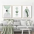 Amazon.de: Martin Kench 3-teiliges Bohemian Poster Set Aesthetic Grüne Pflanze Bilder Moderne ...