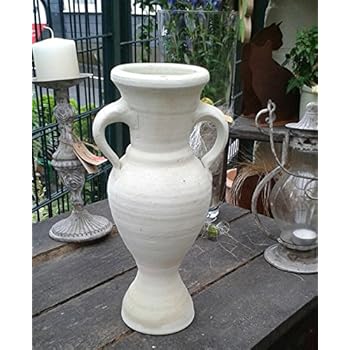 Amphore 40 cm aus Terracotta Terrakotta Vase Krug: Amazon.de: Garten