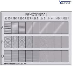 'Plaques de Comparaison surfaces "rugotest général: Amazon.fr: Bricolage