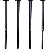 Jahof Adjustable Table Legs 60-100cm, Metal Desk Legs with Screws ...