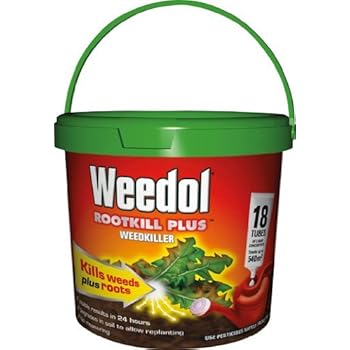 Weedol Rootkill Plus 18 Tubes Weed Killer Strong and Fast Acting ...