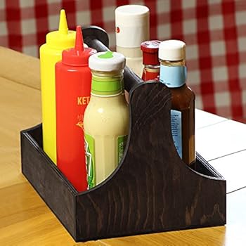 Multi Purpose Condiment Server Charcoal | Table Tidy, Condiment Holder ...