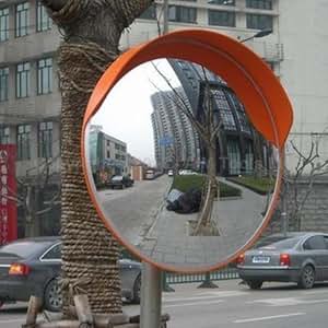 Traffic Wide Angle Security Curved Convex Road Mirror 180 Degrees 60cm ...