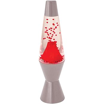 Funtime Gifts LED Mini Lava Volcano Lamp, Integrated, Red: Amazon.co.uk ...