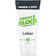 SweatBlock Antiperspirant Lotion For Hands & Feet, Proven To Reduce ...