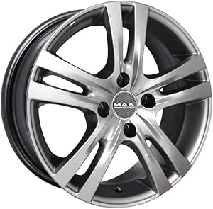 MAK ZENITH CERCHI IN LEGA HYPER SILVER 4.5x14 4X100 : Amazon.it: Auto e ...