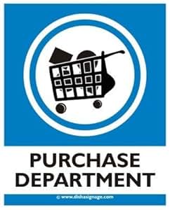 Purchase Department Sign Board (Hindi): Amazon.in: Office Products