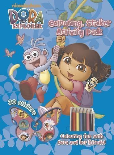 Buy Dora The Explorer: Colouring and Stickers Activity Pack Online at ...