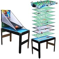 Maxmass 10-in-1 Multi Game Table, Combination Table Set with Foosball ...