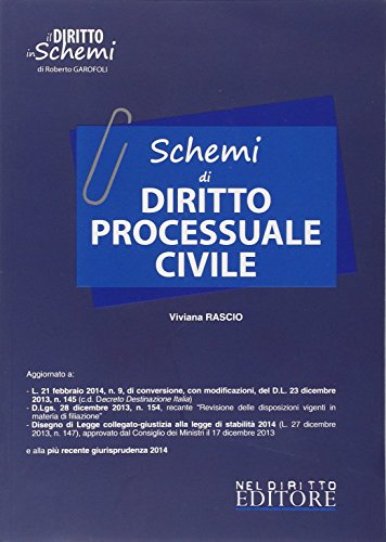 Schemi di diritto processuale civile PDF Online