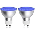 GU10 Blue LED Spotlight Bulbs 5W AC 220-240V 120° Beam Angle MR16 GU10 ...