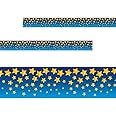 Bright Stars Classroom Trimmers 14.25m long Notice Board Display ...