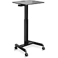 Frido Portable Standing Desk Height-Adjustable with Lockable Wheels