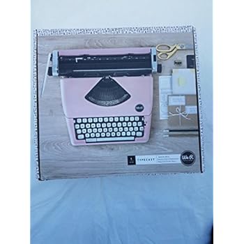 Machine à écrire Typecast Typewriter Pink We R Memory Keepers Rose ...