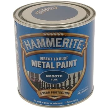 Hammerite 5092936 Metal Paint: Hammered Blue 250ml: Amazon.co.uk: Car ...