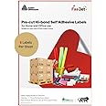 Avery Dennison Fasjet-Multipurpose A4 Self Adhesive Paper Label Stickers for Laser,Inkjet ...