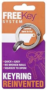 Free Key - The Press to Open Key Ring: Amazon.co.uk: Office Products