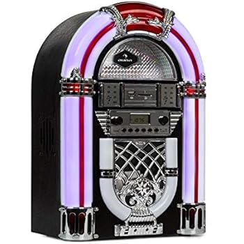 iTek Table Top Jukebox with CD Player, FM Radio and Bluetooth ...