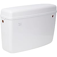 PARRYWARE Slimline Series Polymer/PVC Single Flush System Exposed ...