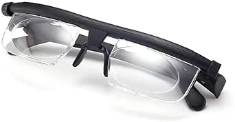 Dial Adjustable Glasses Variable Focus For Reading Distance Vision Eyeglasses : Amazon.co.uk ...