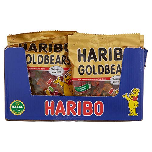Haribo Halal Sweets Goldbears, 100 G, Pack Of 24 | HalalCandyUK