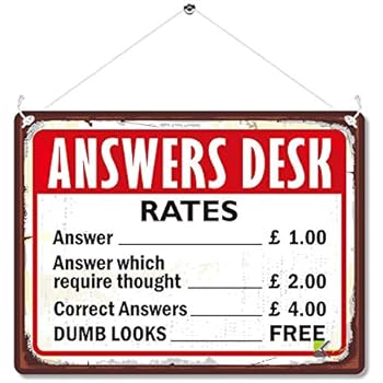Kruzroyal MP066 Answers Desk Rates : Correct Answers/Dumb Looks Funny ...