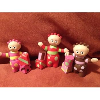 In the night garden Set of 'Tombliboos' Unn Ooo and Eee figures or cake ...