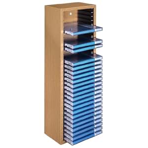 Hama CD Box Holding 30 Cd's - Beech: Amazon.co.uk: Electronics