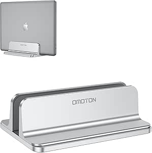 OMOTON Laptop Stand Holder, Full Aluminum Vertical Notebook Stand for ...